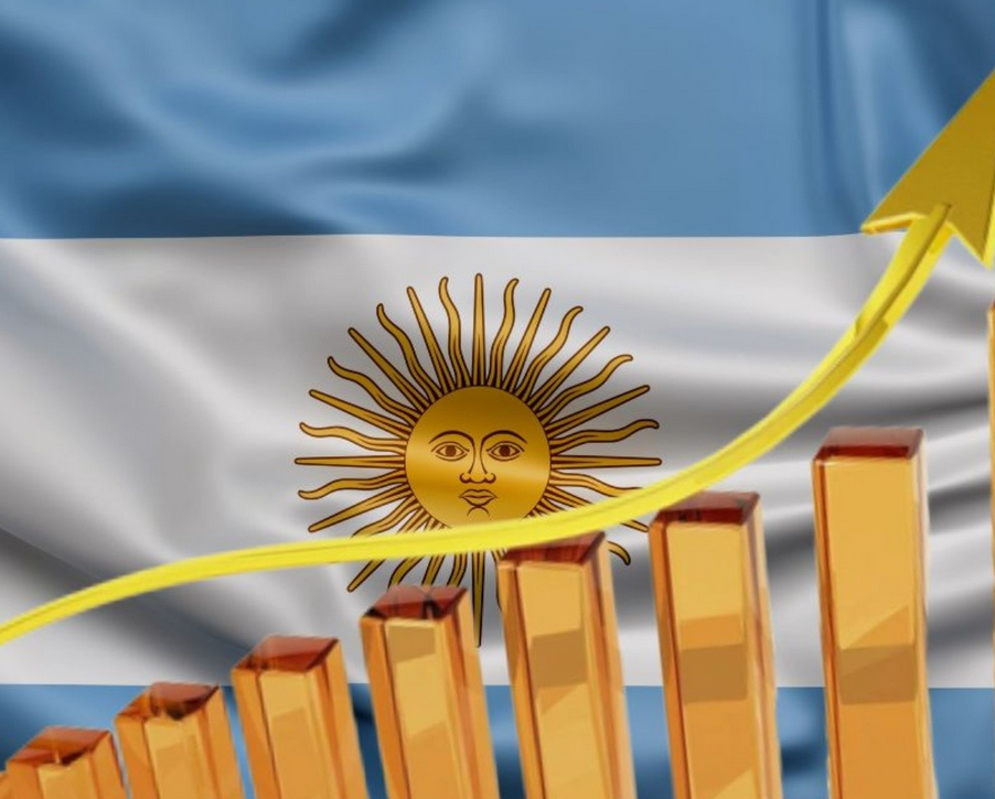 Argentina’s index extends gains while country risk rises for the first ...