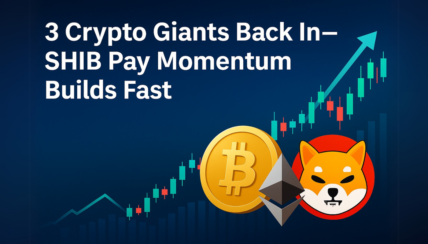 3 Crypto Giants Back In—SHIB Pay Momentum Builds Fast - Forex News by ...