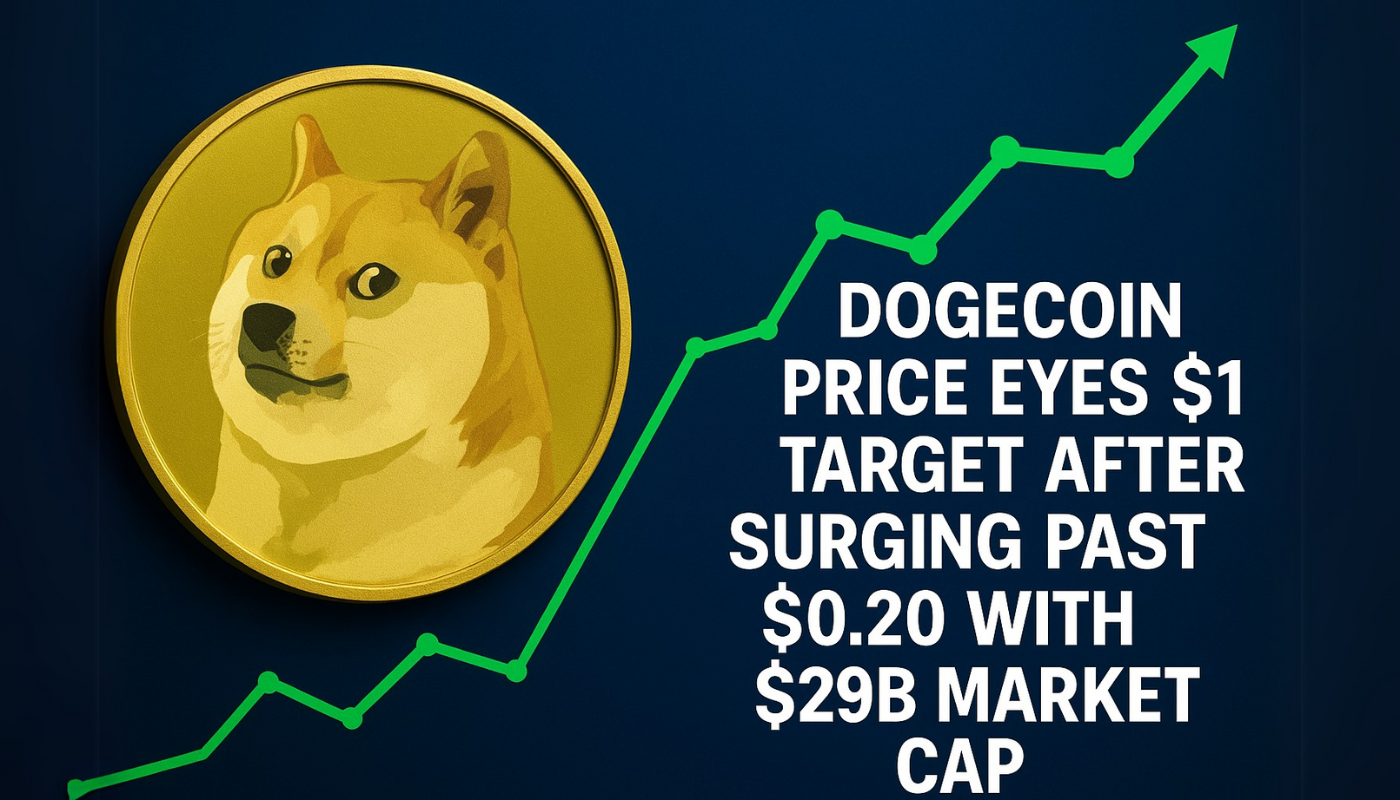 Dogecoin Price Eyes $1 Target After Surging Past $0.20 With $29B Market ...