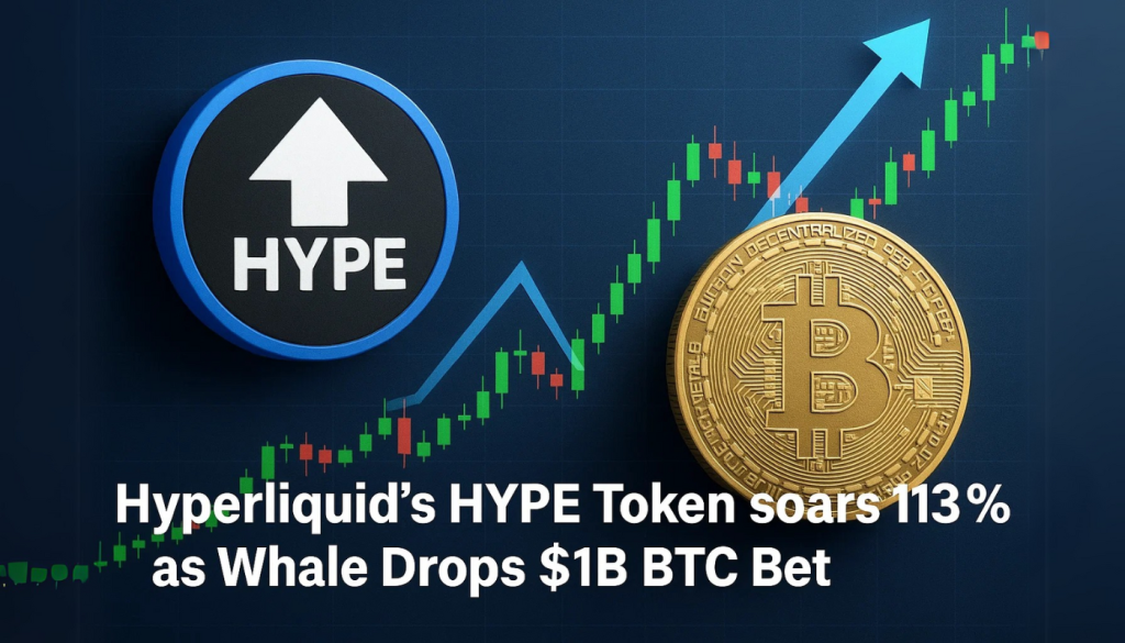 Hyperliquid’s HYPE Token Soars 113% as Whale Drops $1B BTC Bet - Forex News by FX Leaders