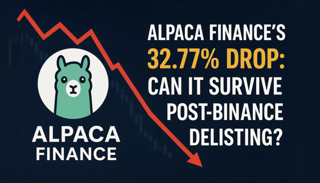 Alpaca Finance’s 32.77% Drop: Can It Survive Post-Binance Delisting ...
