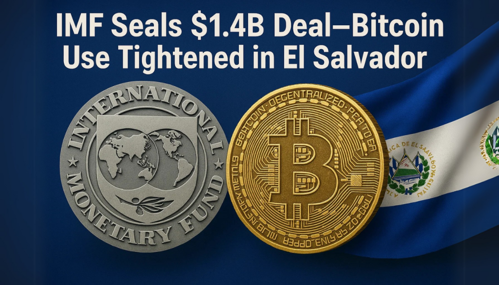 IMF Seals $1.4B Deal—Bitcoin Use Tightened in El Salvador - Forex News by FX Leaders