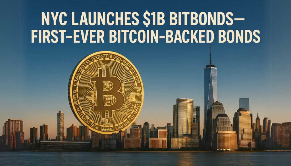NYC Launches $1B BitBonds—First-Ever Bitcoin-Backed Bonds - Forex News by FX Leaders