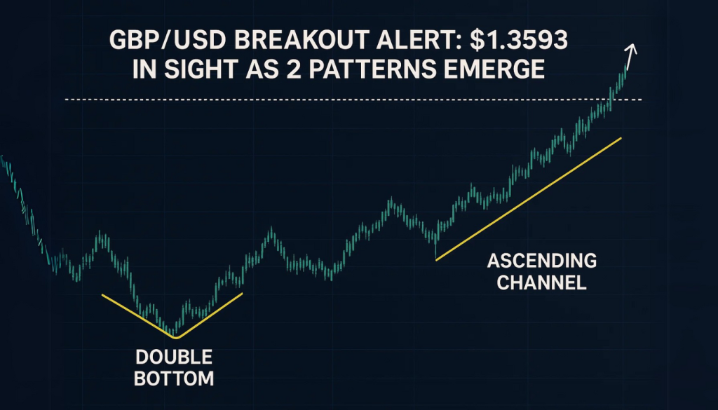 GBP/USD Breakout Alert: $1.3593 in Sight as 2 Patterns Emerge - Forex News by FX Leaders