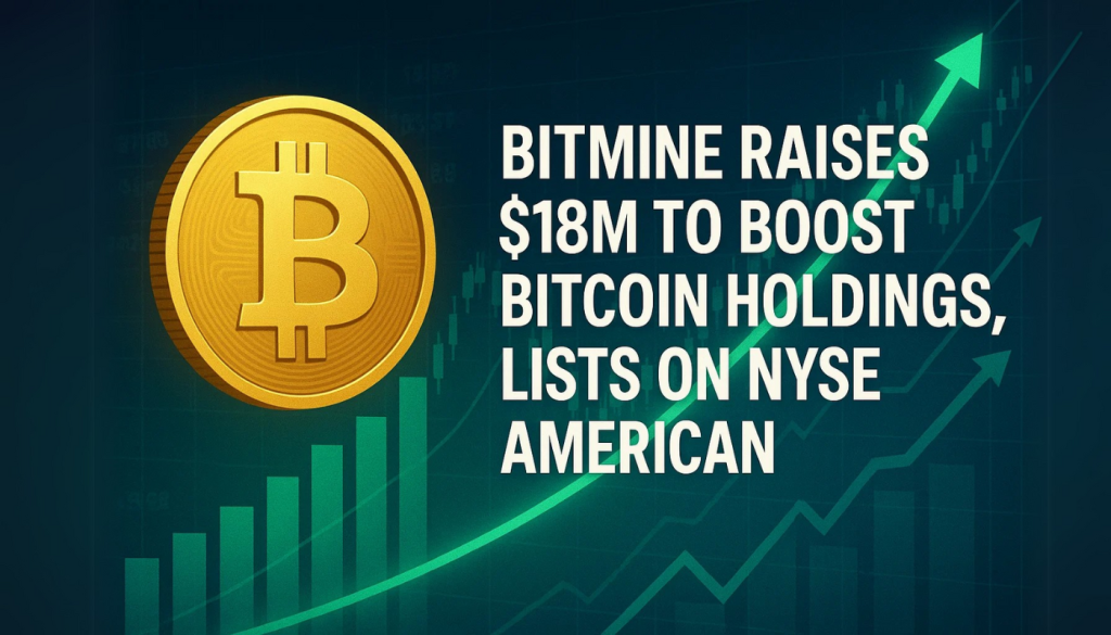 BitMine Raises $18M to Boost Bitcoin Holdings, Lists on NYSE American - Forex News by FX Leaders
