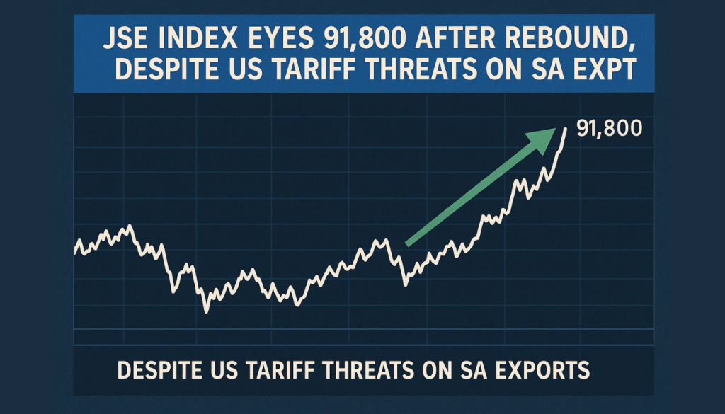 JSE Index Eyes 91,800 After Rebound, Despite US Tariff Threats on SA ...