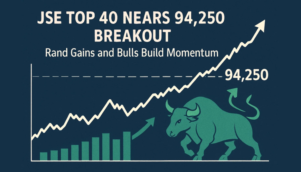 JSE Top 40 Nears 94,250 Breakout as Rand Gains and Bulls Build Momentum ...