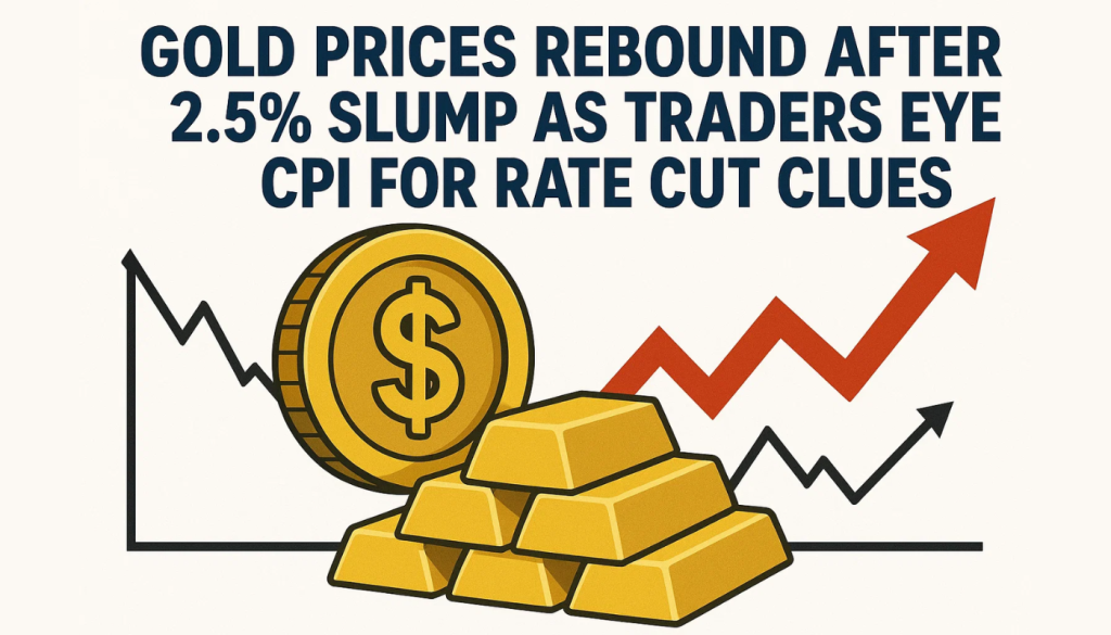 Gold Prices Rebound After 2.5% Slump as Traders Eye CPI for Rate Cut ...