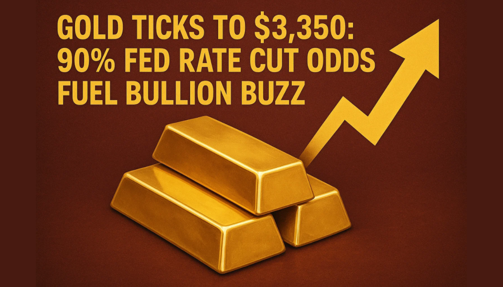 Gold Ticks to $3,350: 90% Fed Rate Cut Odds Fuel Bullion Buzz - Forex ...