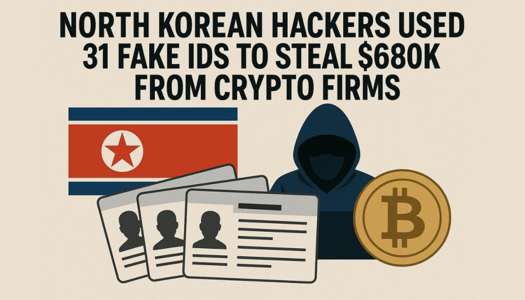 North Korean Hackers Used 31 Fake IDs to Steal $680K from Crypto Firms ...