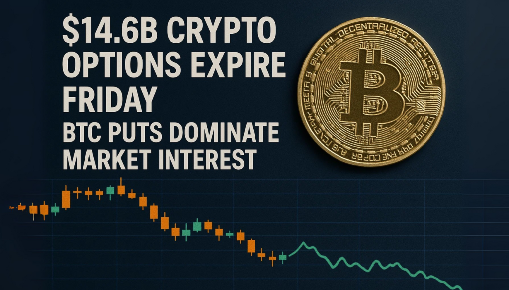 $14.6B Crypto Options Expire Friday, BTC Puts Dominate Market Interest ...