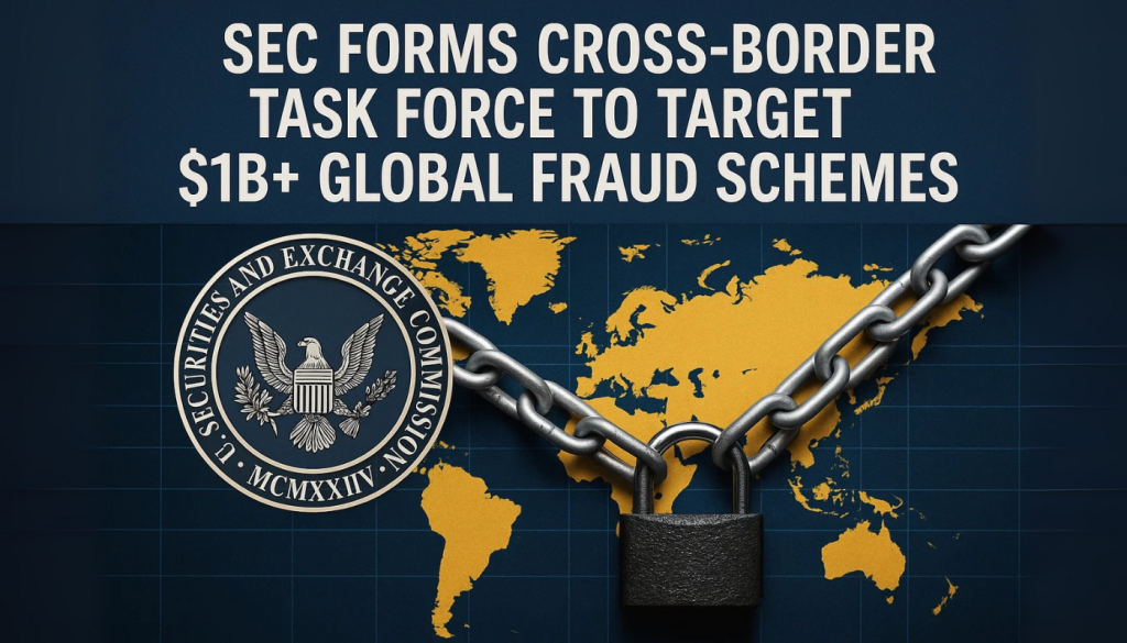 SEC Forms Cross-Border Task Force to Target $1B+ Global Fraud Schemes ...