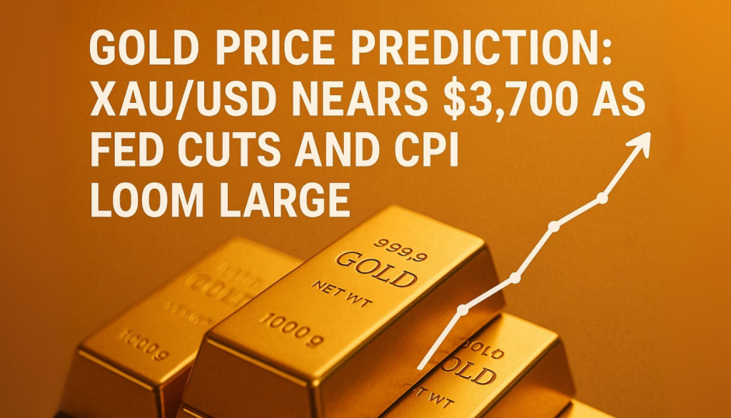 Gold Price Prediction: XAU/USD Nears $3,700 as Fed Cuts and CPI Loom ...
