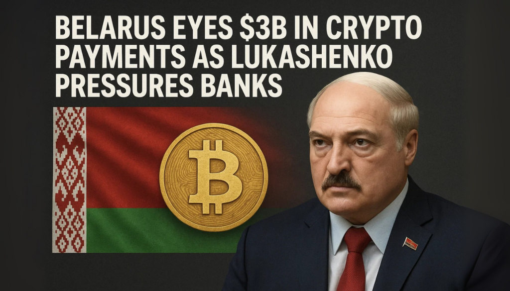 Belarus Eyes $3B in Crypto Payments as Lukashenko Pressures Banks - Forex News by FX Leaders