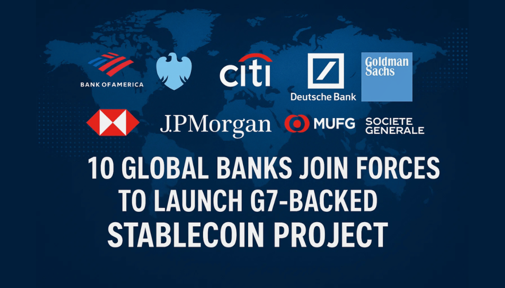 10 Global Banks Join Forces to Launch G7-Backed Stablecoin Project - Forex News by FX Leaders