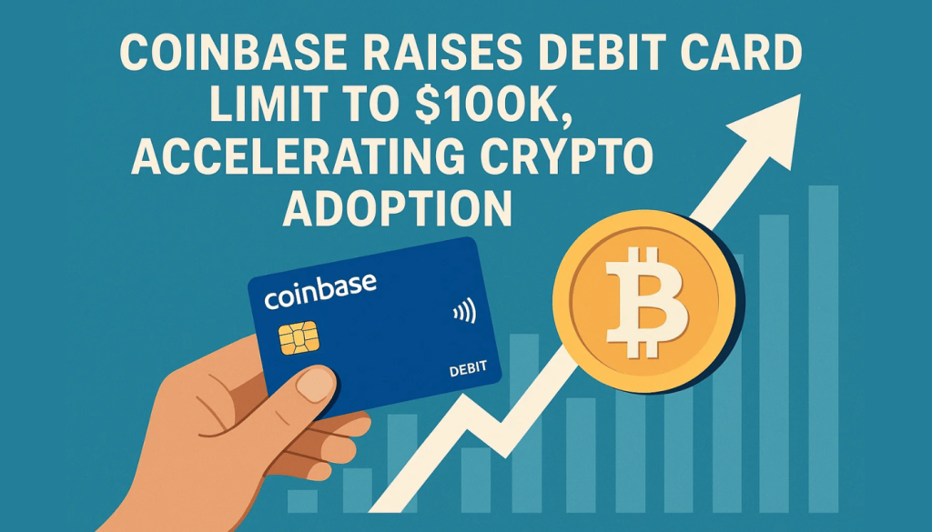 Coinbase Raises Debit Card Limit to $100K, Accelerating Crypto Adoption ...