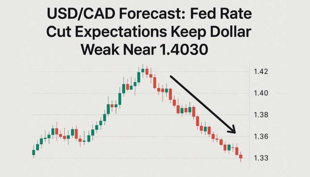 USD/CAD Forecast: Fed Rate Cut Expectations Keep Dollar Weak Near 1. ...