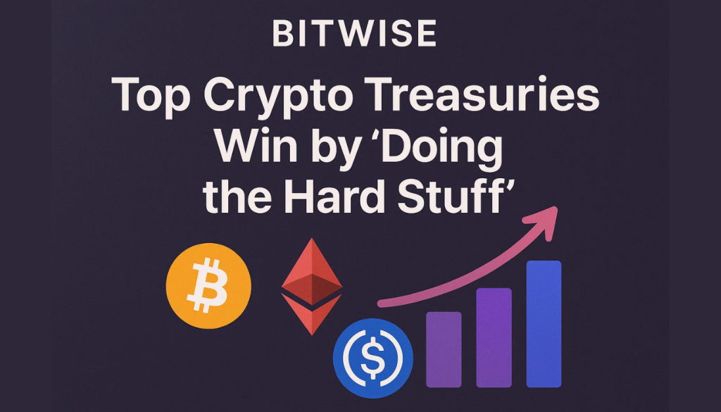 Bitwise: Top Crypto Treasuries Win by ‘Doing the Hard Stuff - Forex ...