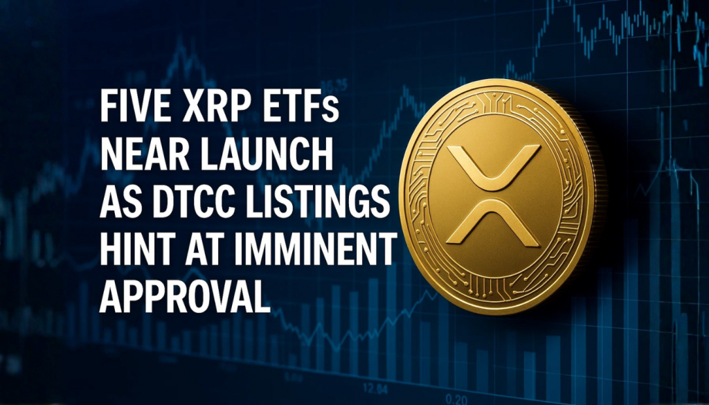 Five XRP ETFs Near Launch as DTCC Listings Hint at Imminent Approval ...