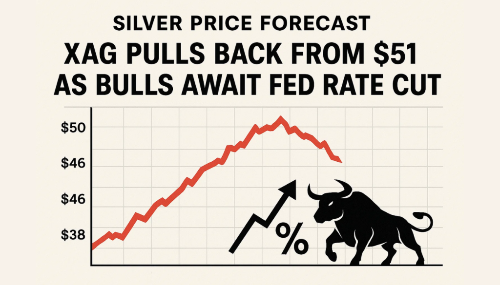 Silver Price Forecast: XAG Pulls Back From $51 as Bulls Await Fed Rate ...