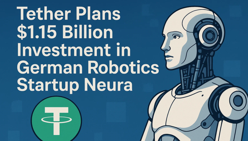 Tether Plans $1.15 Billion Investment in German Robotics Startup Neura - Forex News by FX Leaders