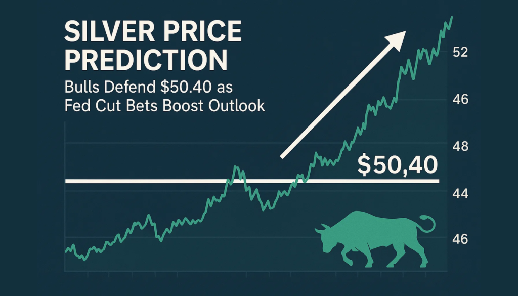 Silver Price Prediction: Bulls Defend $50.40 as Fed Cut Bets Boost ...
