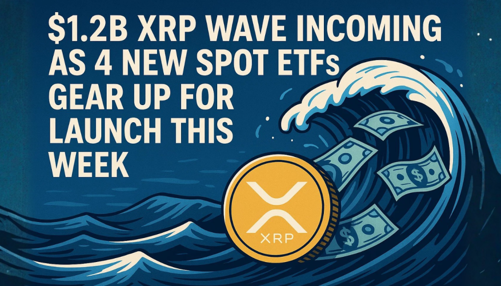 $1.2B XRP Wave Incoming as 4 New Spot ETFs Gear Up for Launch This Week ...