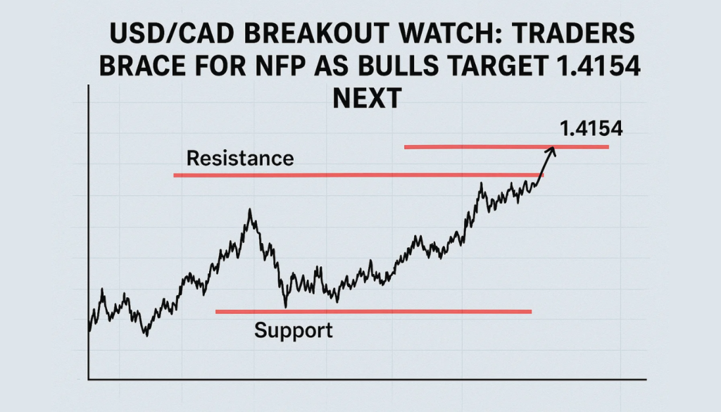 USD/CAD Breakout Watch: Traders Brace for NFP as Bulls Target 1.4154 ...
