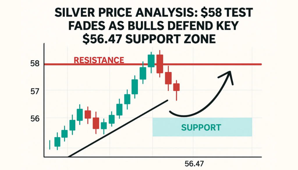 Silver Price Analysis: $58 Test Fades as Bulls Defend Key $56.47 ...