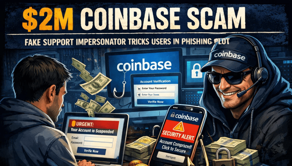 $2M Coinbase Scam: Fake Support Impersonator Tricks Users in Phishing ...