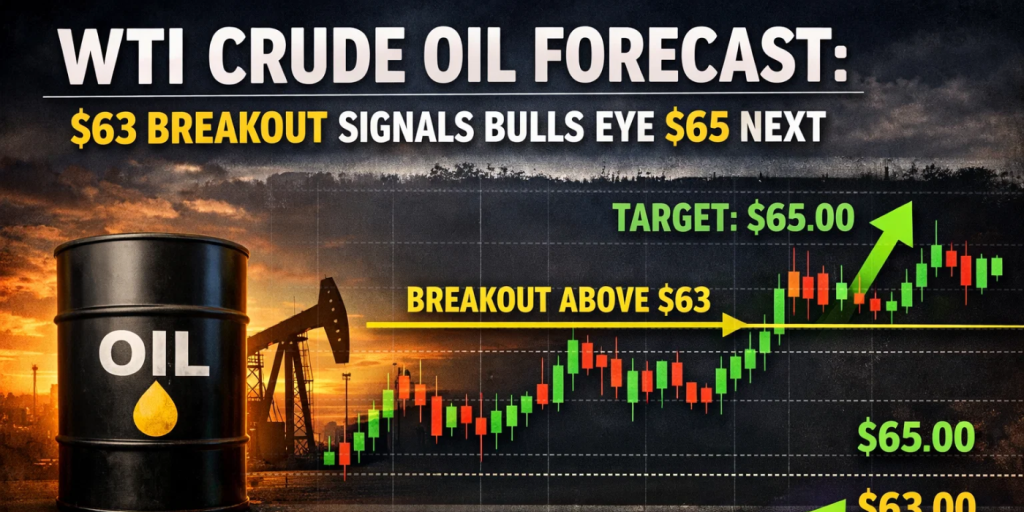WTI Crude Oil Forecast: $63 Breakout Signals Bulls Eye $65 Next - Forex ...