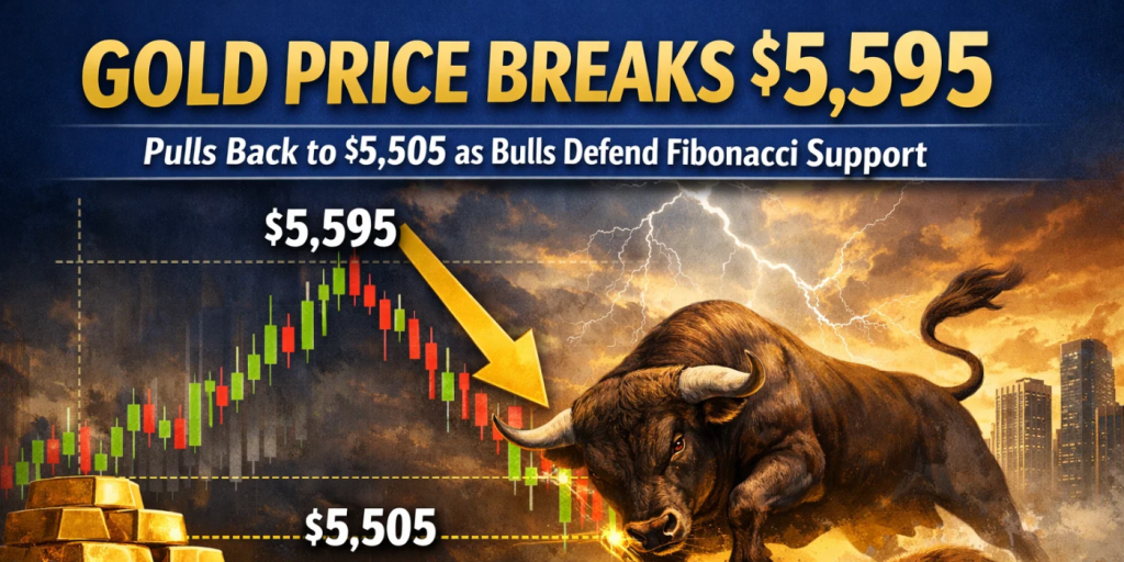 Gold Price Breaks $5,595, Pulls Back to $5,505 as Bulls Defend ...