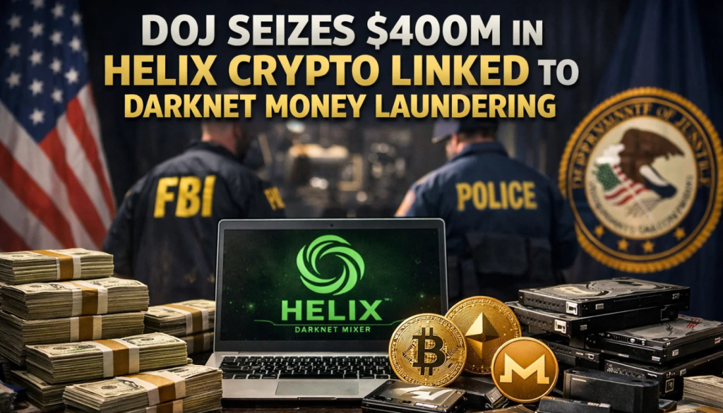 DOJ Seizes $400M in Helix Crypto Linked to Darknet Money Laundering ...