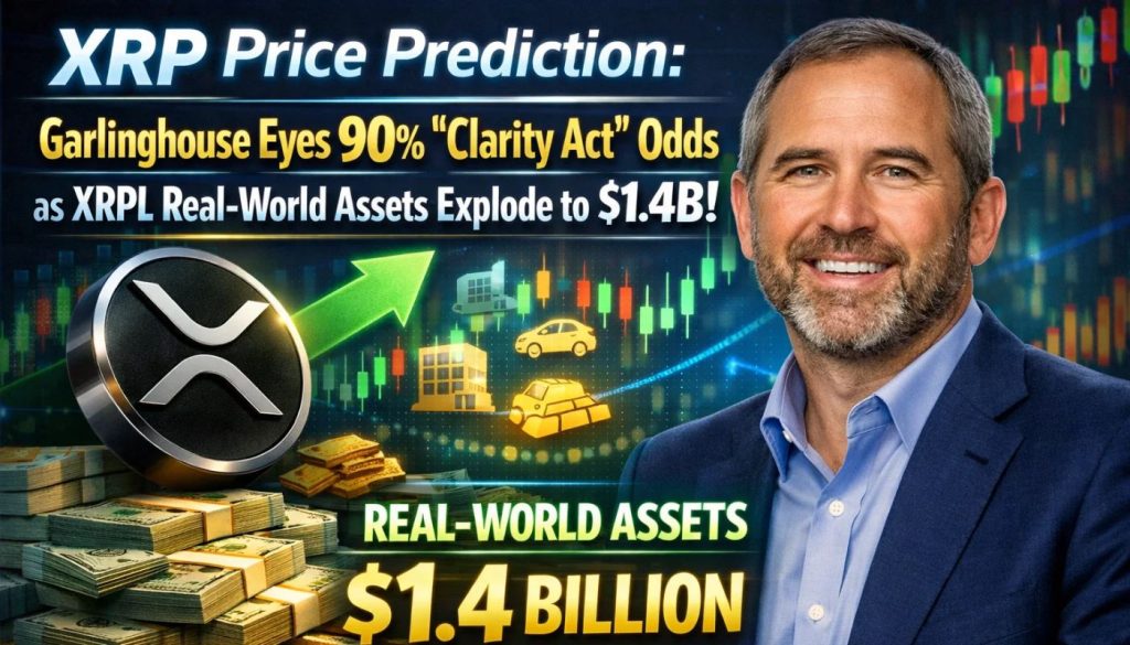 XRP Price Prediction: Garlinghouse Eyes 90% “Clarity Act” Odds as XRPL ...