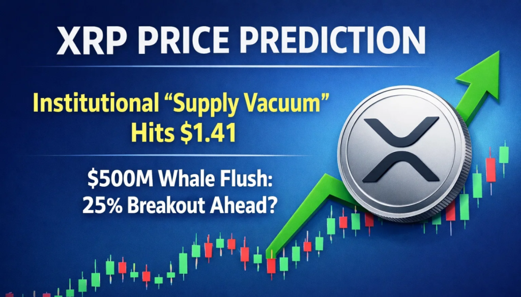 XRP Price Prediction: Institutional “Supply Vacuum” Hits $1.41 – Will ...