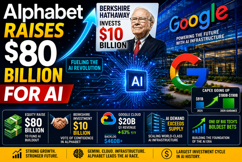 Alphabet Raises $80 Billion for AI as Berkshire Invests $10 Billion ...