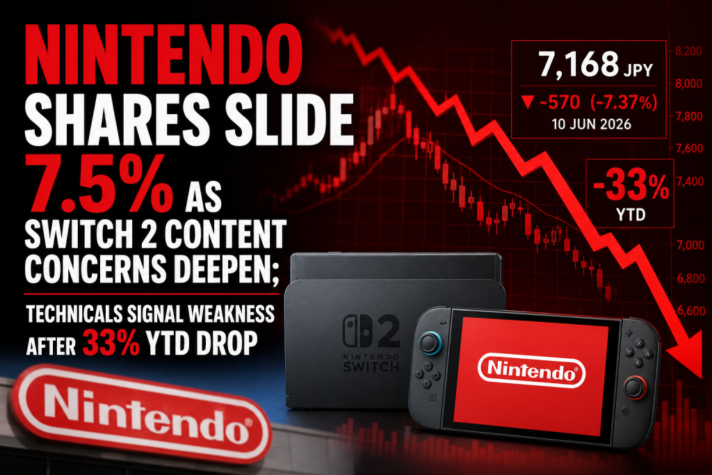 Nintendo Shares Slide 7.5% as Switch 2 Content Concerns Deepen ...