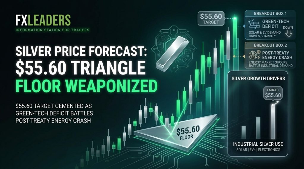 Silver Price Forecast: $55.60 Triangle Floor Weaponized as Green-Tech ...