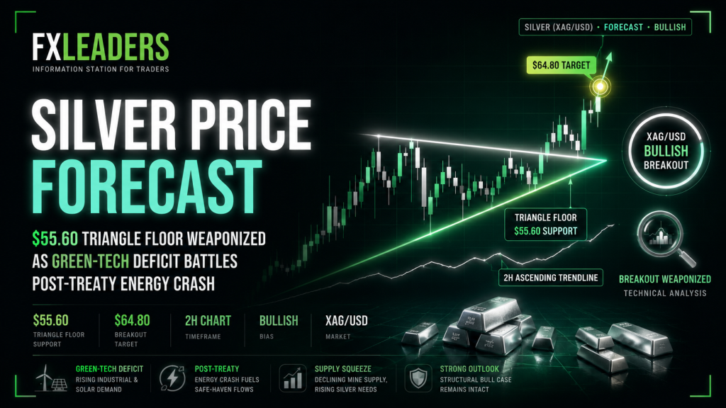 Silver Price Forecast: $55.60 Triangle Floor Weaponized as Green-Tech ...