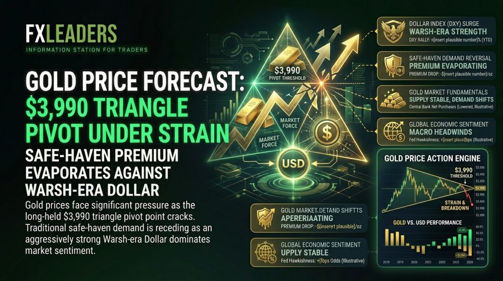 Gold Price Forecast: $3,990 Triangle Pivot Under Strain as Safe-Haven ...